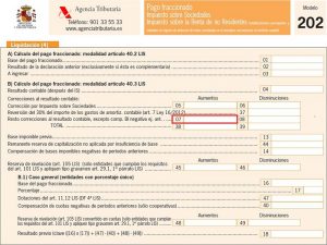 Guía fácil para rellenar el Modelo 202 de Hacienda