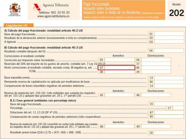 Guía fácil para rellenar el Modelo 202 de Hacienda